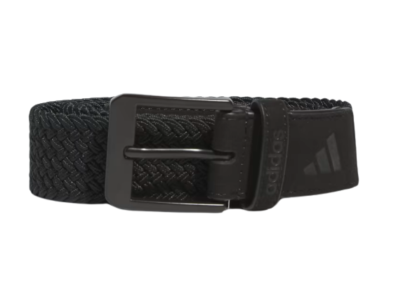 Shop adidas Braided Stretch Men's Black Belt - The Pro Shop