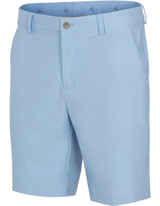 Best Value Greg Norman MicroLux Men's Blue Haze Shorts - The Pro Shop